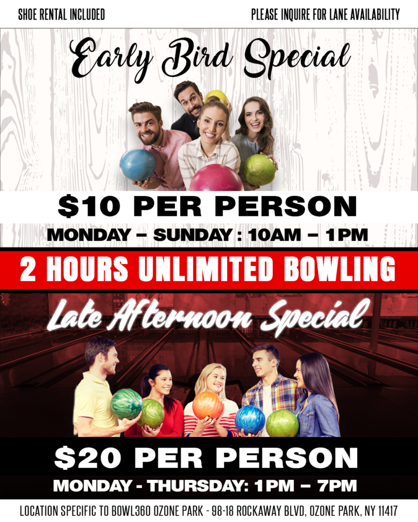 Rates & Specials – BOWL 360